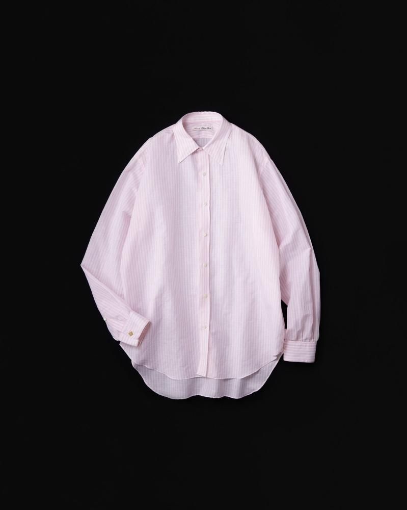 NICENESS PISANO N.N.P レギュラーカラードレスシャツ ストライプ NICENESS PISANO N.N.P レギュラーカラードレスシャツ ストライプ