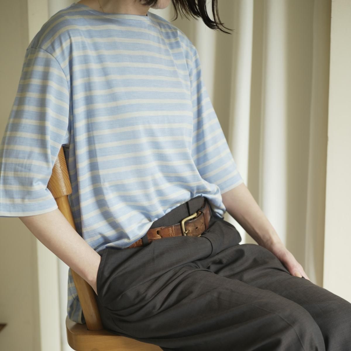 MAATEE&SONS SILK BOAT SHORT SLEEVE WHITEPINK MAATEE&SONS SILK BOAT SHORT SLEEVE WHITEPINK