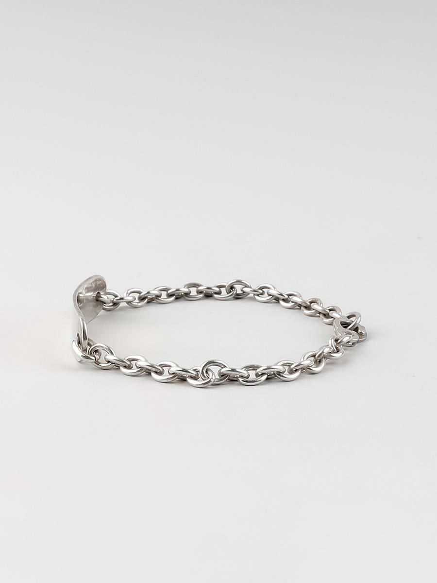HANK #6011 ID BRACELET / SILVER - 神戸 GOODDAYS シルバー HANK #6011 ID BRACELET / SILVER - 神戸 GOODDAYS シルバー