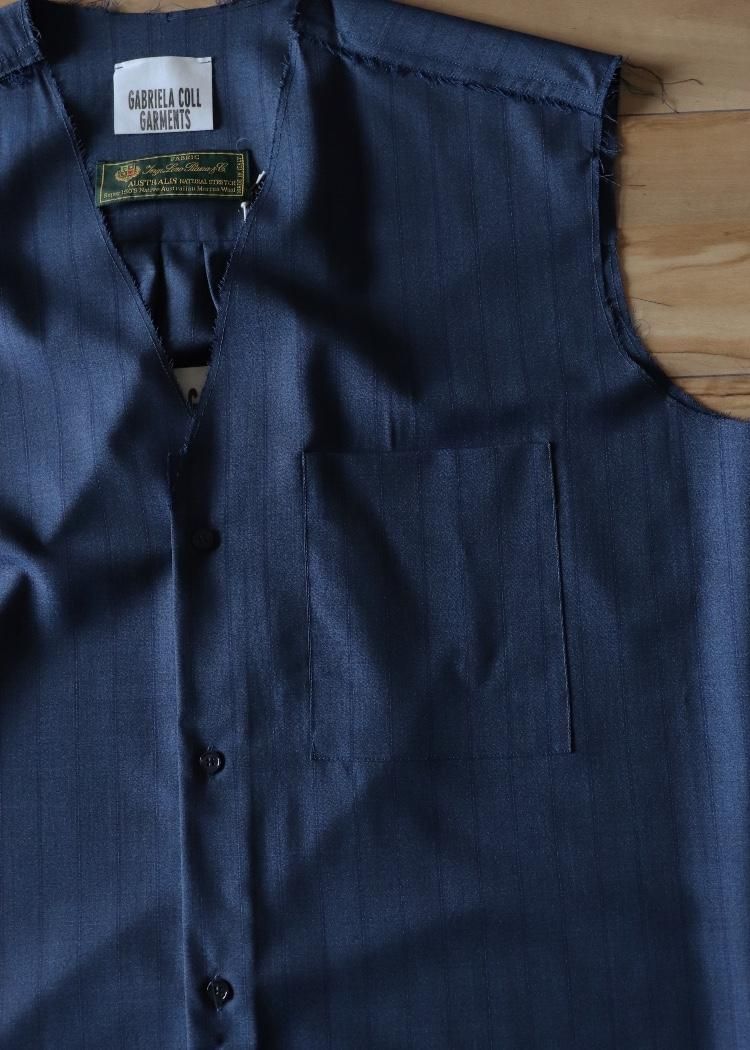 GABRIELA COLL GARMENTS【 LORO PIANA FINE WOOL SLEEVELESS GABRIELA COLL GARMENTS【 LORO PIANA FINE WOOL SLEEVELESS