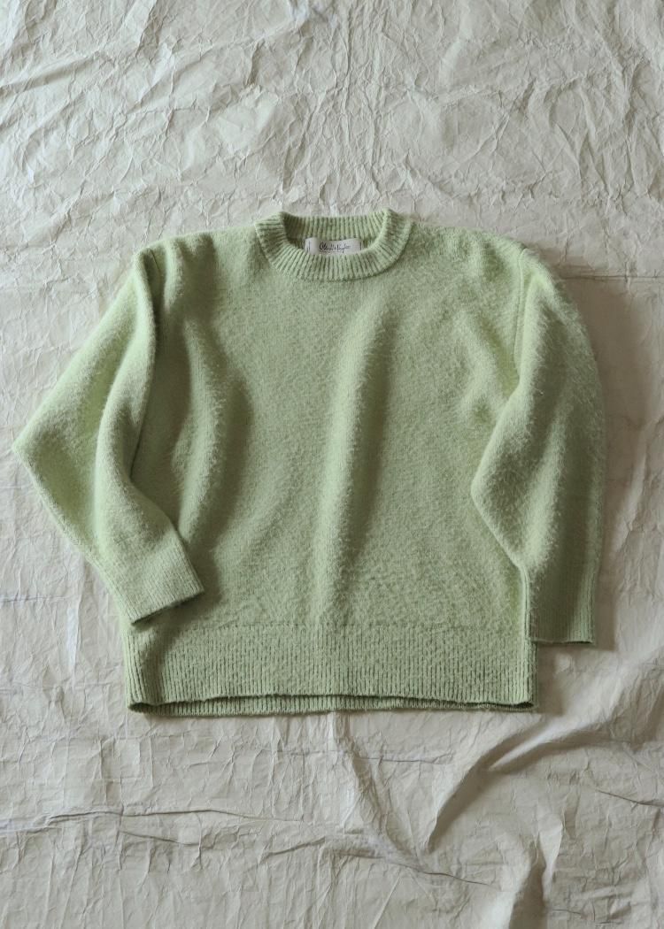 OLDE H&Daughter 【SILK SHAGGY DOG CREW NECK P/O】 - faye OLDE H&Daughter 【SILK SHAGGY DOG CREW NECK P/O】 - faye