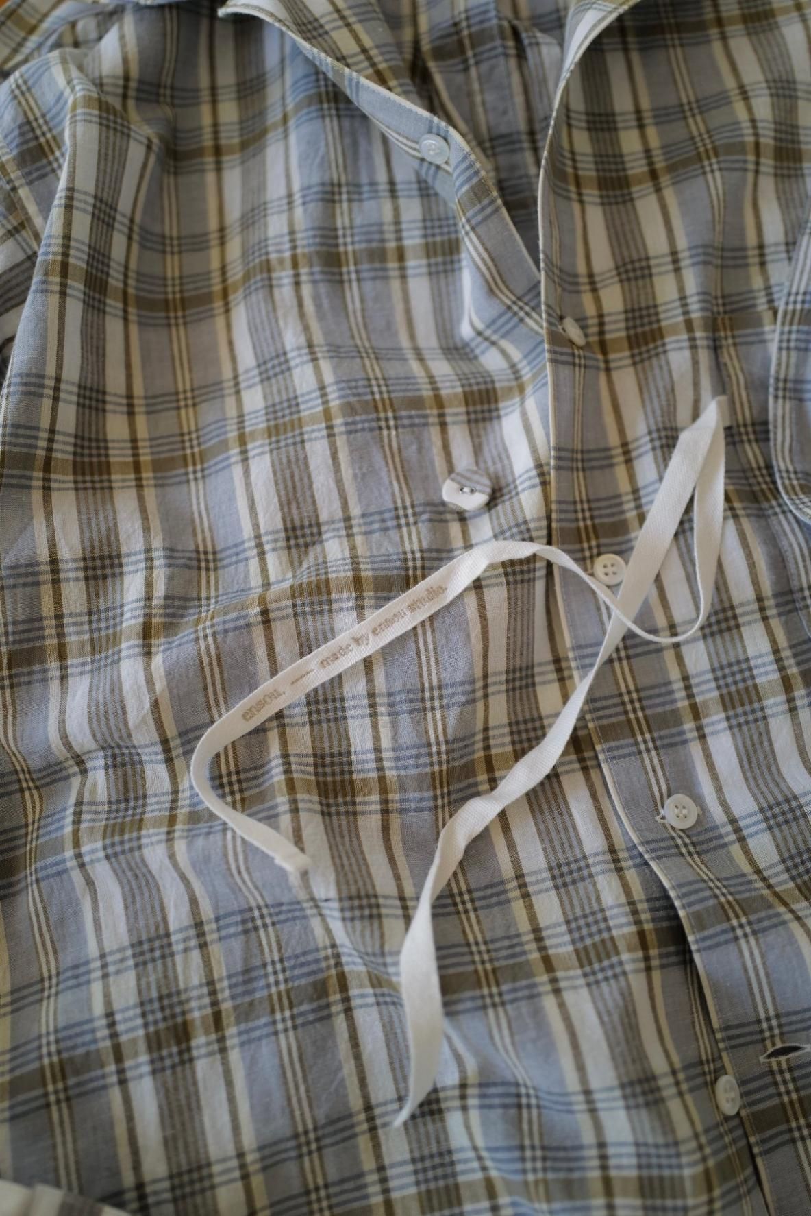 Ex Open Collar Ribbon Shirt with Remake Bag - 商品帖 | 柿 Ex Open Collar Ribbon Shirt with Remake Bag - 商品帖 | 柿