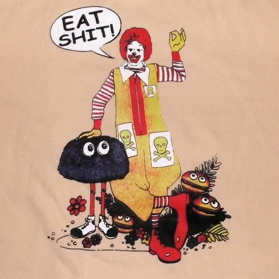 バンドTシャツ 通販 マクドナルド McDonalds パロディTシャツ バンドTシャツ 通販 マクドナルド McDonalds パロディTシャツ