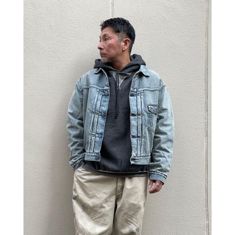 LAST 1】BOWWOW「BLANKET LINED DENIM JK AGING - デニムワーク LAST 1】BOWWOW「BLANKET LINED DENIM JK AGING - デニムワーク