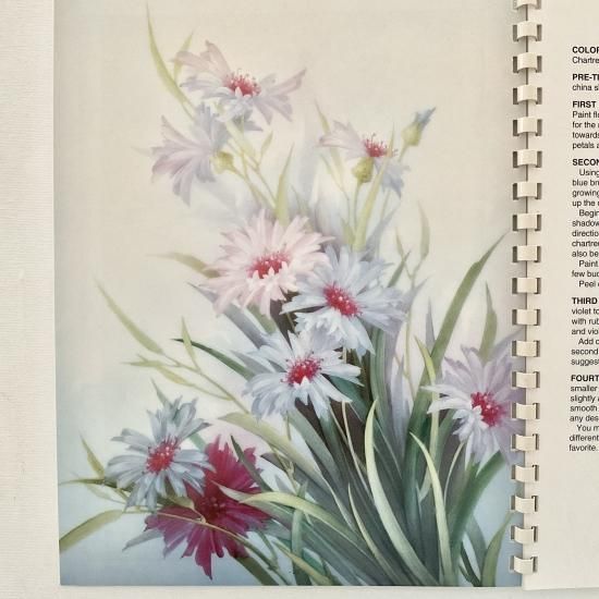 A Floral Variety” ポーラコリンズのポーセレンペイントの本(未 A Floral Variety” ポーラコリンズのポーセレンペイントの本(未