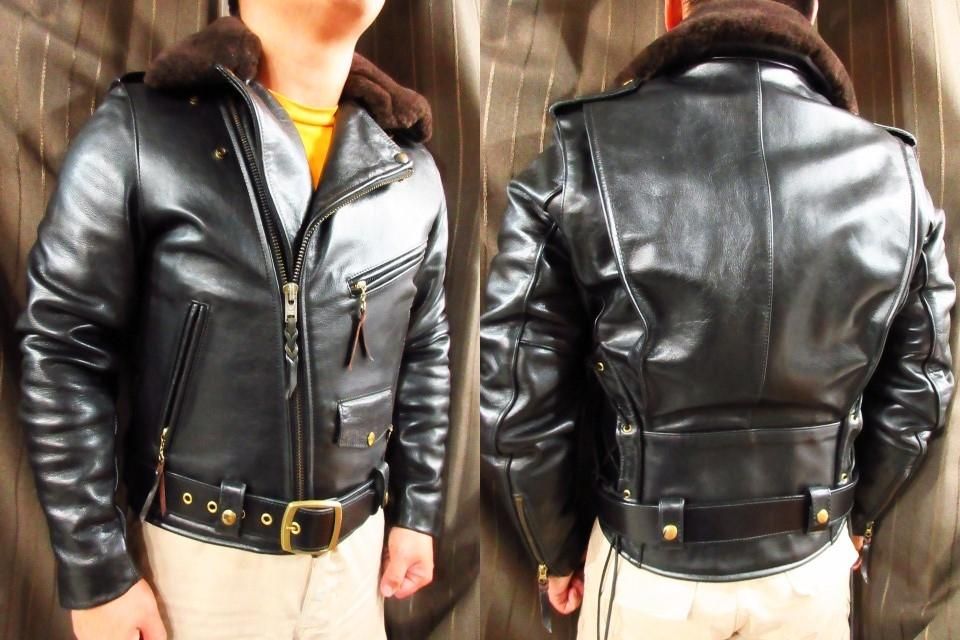 VANSON E ハイウェイマン 34インチ ライダースジャケット ラウンド swim.main.jp